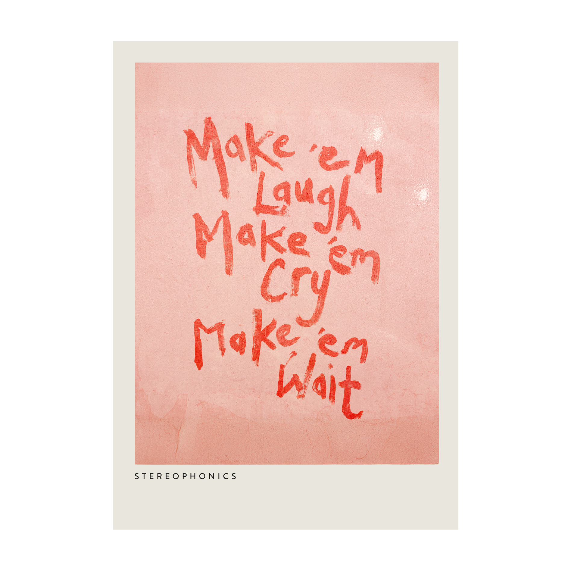 Make 'Em Laugh A2 Album Poster - Stereophonics Store