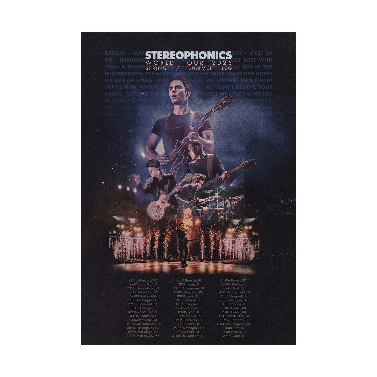 2025 Tour Merch - Stereophonics Store