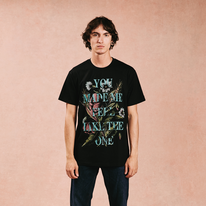 Vintage You Made Me Feel Like The One Black T-Shirt - Stereophonics Store